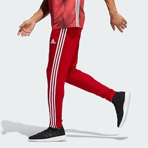 adidas | Pants | Adidas Mens Red Track Pants | Poshmark
